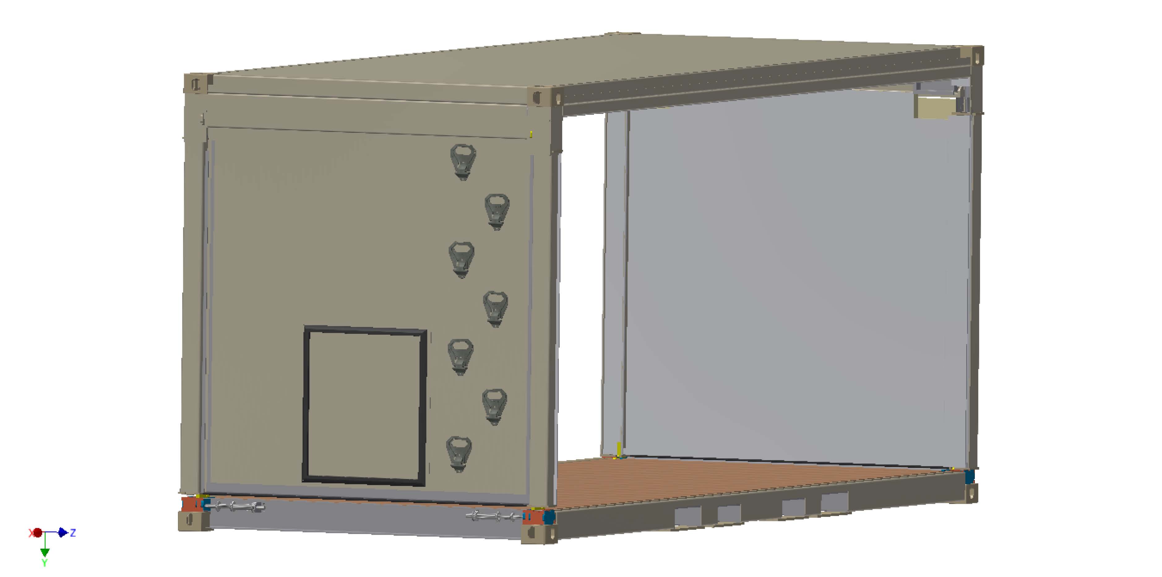 SEA BOX | 20’ x 9’ Collapsible Re-Deployable Shelter (CRS) Type B